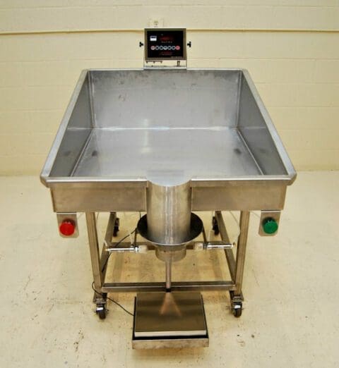 Single Station Bagging Table - Schier Company New & Used Dairy Equipment