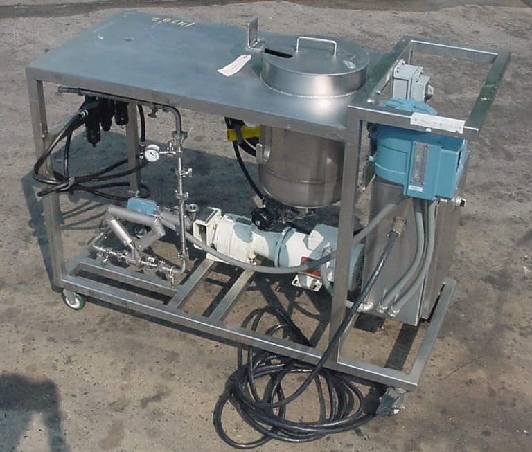 Inline Blending & Liquid Delivery Cart - Schier Dairy Equipment Company