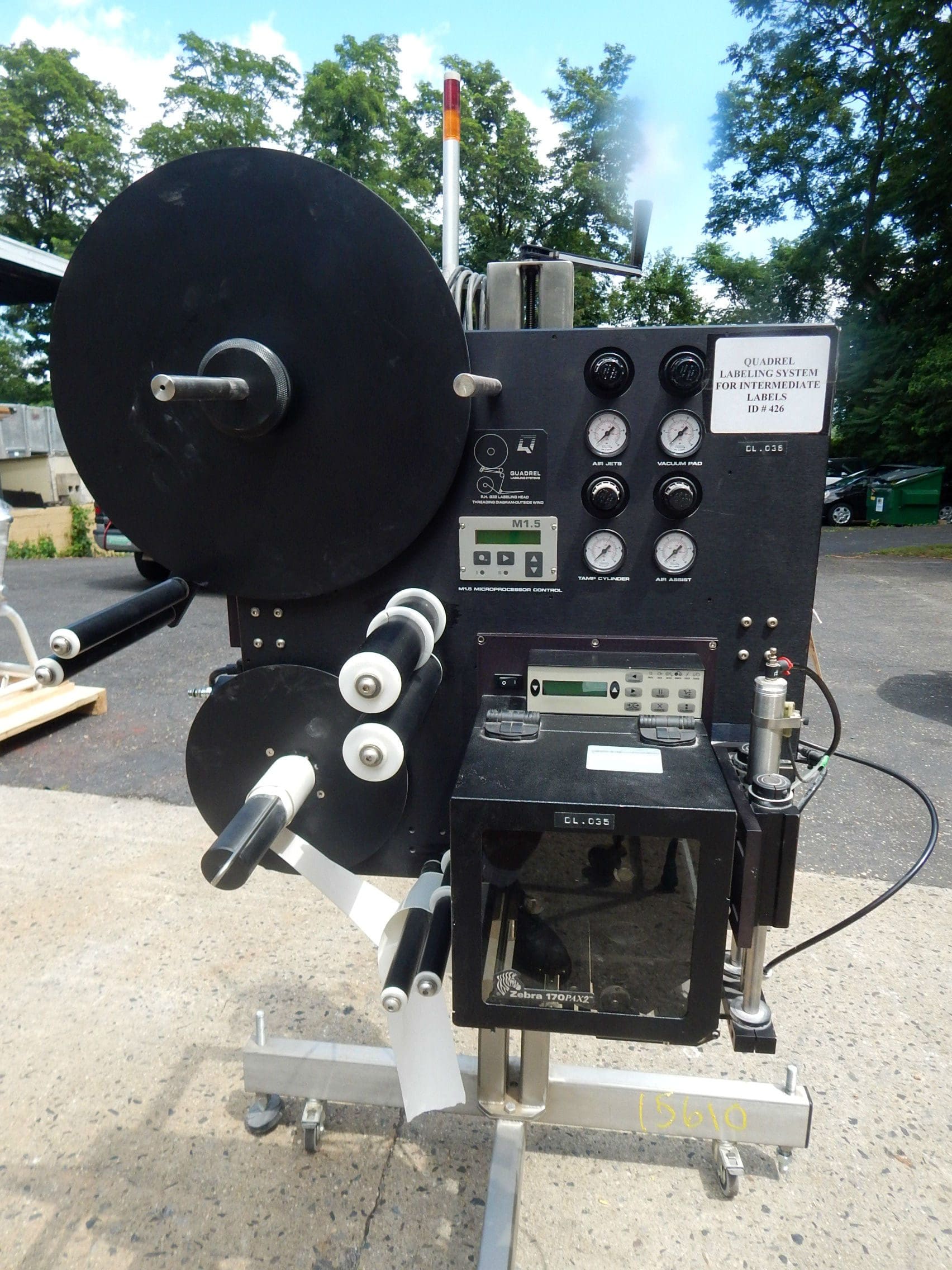 Quadrel, Labeling System model Q32 - Schier Dairy Equipment Company