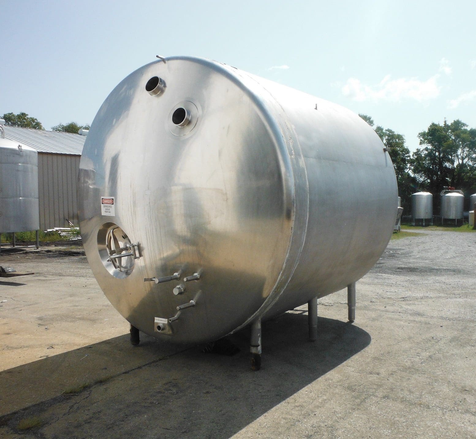 3,000 gallon Pfaudler, Refrigerated Horizontal Tank - Schier Company ...