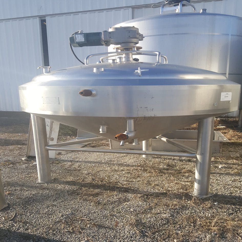 300 gallon APV, Cooker/Cooler, stainless steel, wide bottom & side ...