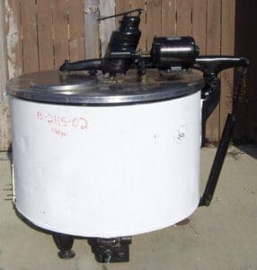 100 gallon vat, ceramic liner - Schier Company New & Used Dairy Equipment