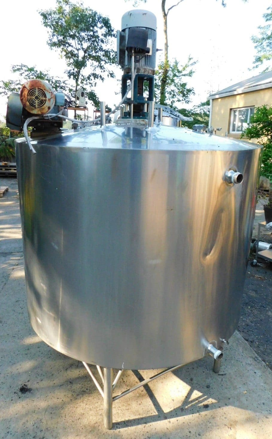 500 gallon Chester Jensen Stainless Process Tank - Schier Company New ...