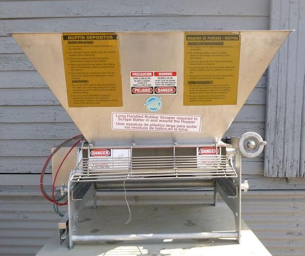 Hinds Bock, Piston Filler Muffin Depositor - Schier Dairy Equipment Company