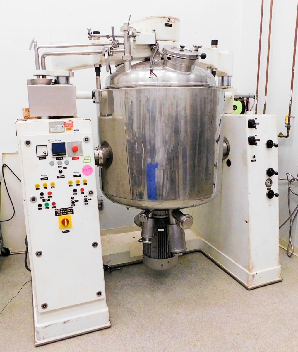 500 liter vacuum jacketed triple motion mixer - Schier Company New ...